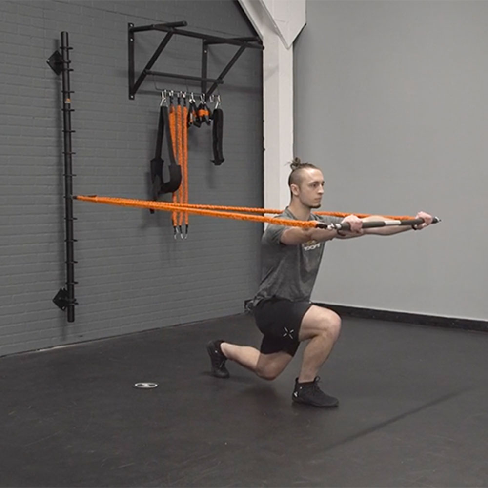 Stroops | Alternating Lunge Press for Fit Stik Pro