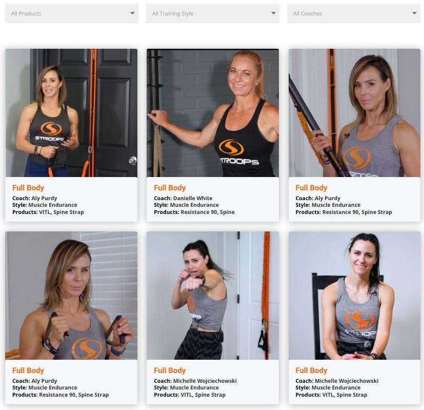 Stroops | Training Room Sign Up